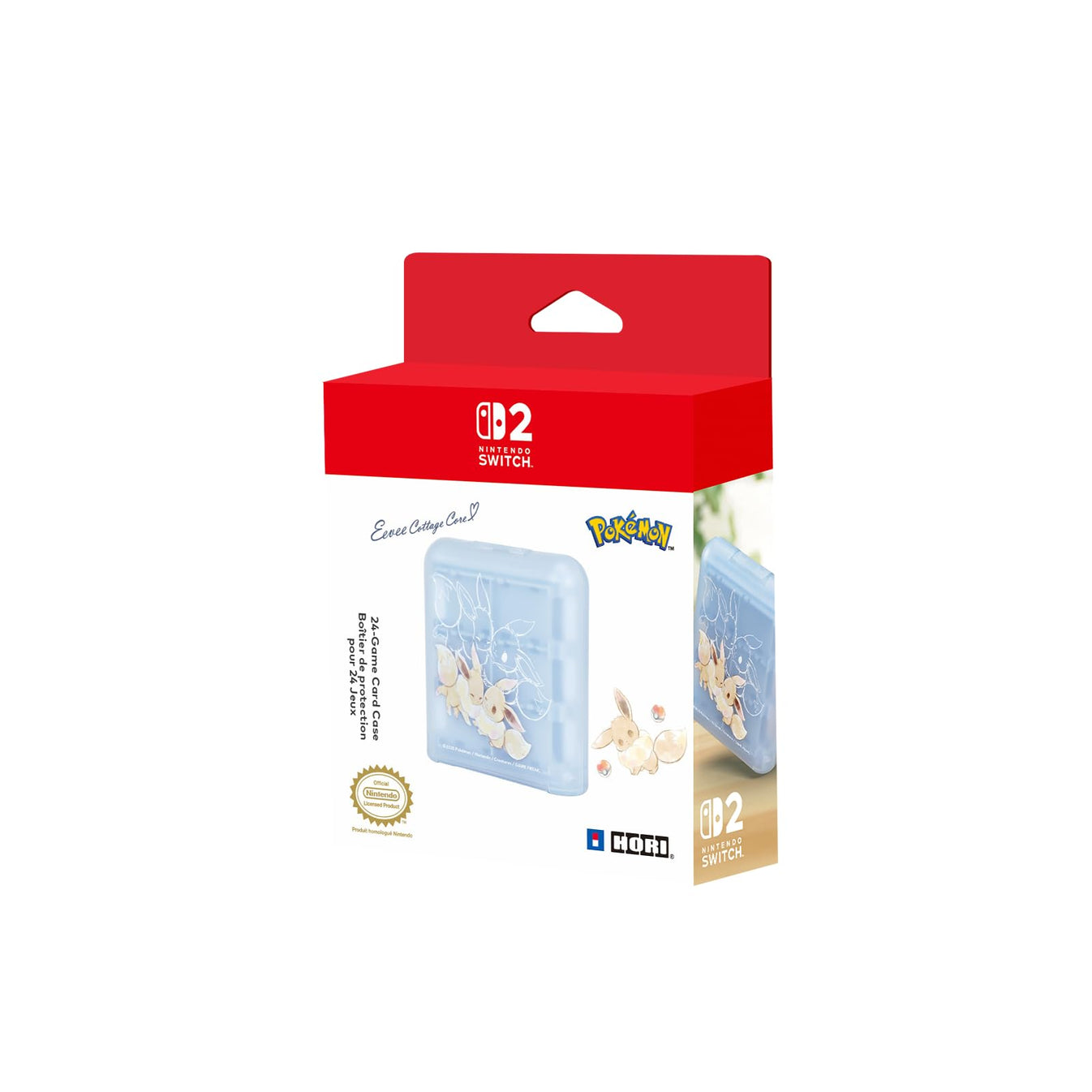 HORI 24-Game Card Case Eevee Cottage Core for Switch 2 - Officially Li ...